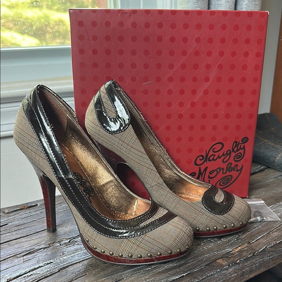 naughty monkey | Shoes | Naughty Monkey Uptown Girl Womens Heels | Poshmark